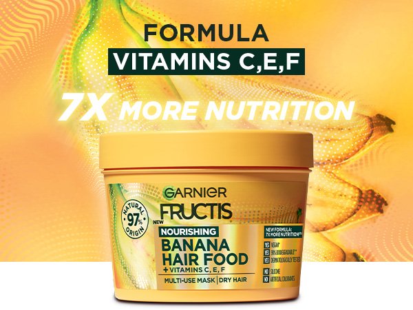 Fructis Hair Food - Natural Hair Treatment Products | Garnier