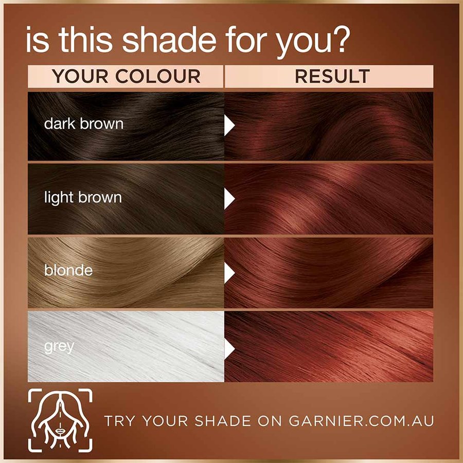 Garnier GOOD 5.5 Auburn Brown Hair Dye - Garnier® Aus & NZ