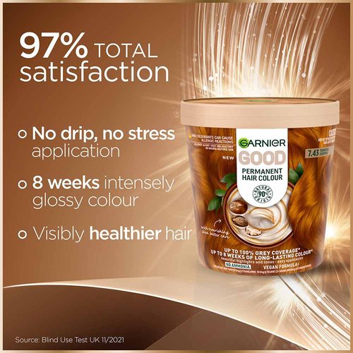 Garnier GOOD 7.43 Tumeric Copper Red Hair Dye - Garnier® Aus & NZ