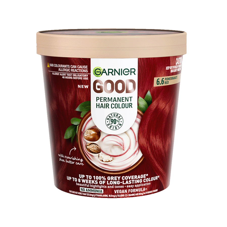 Garnier GOOD Red Hair Dye - 6.6 Pomegranate Red - Garnier® Aus & NZ