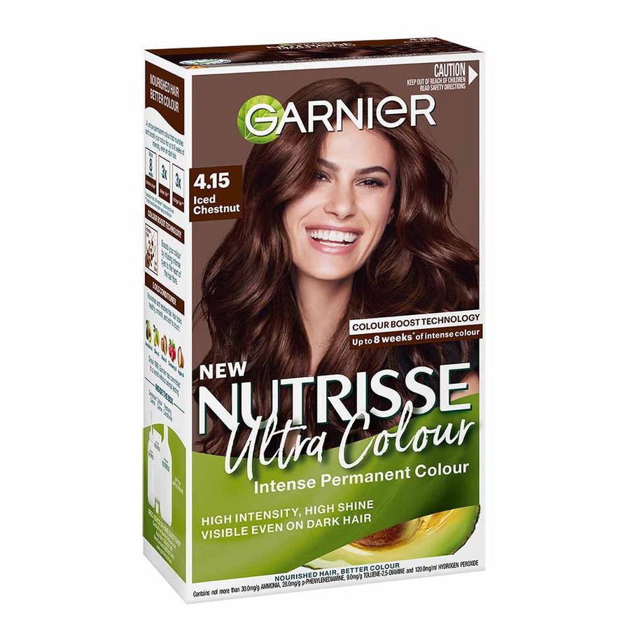 Nutrisse 4.15 Iced Chestnut Hair Colour | Garnier Australia & NZ