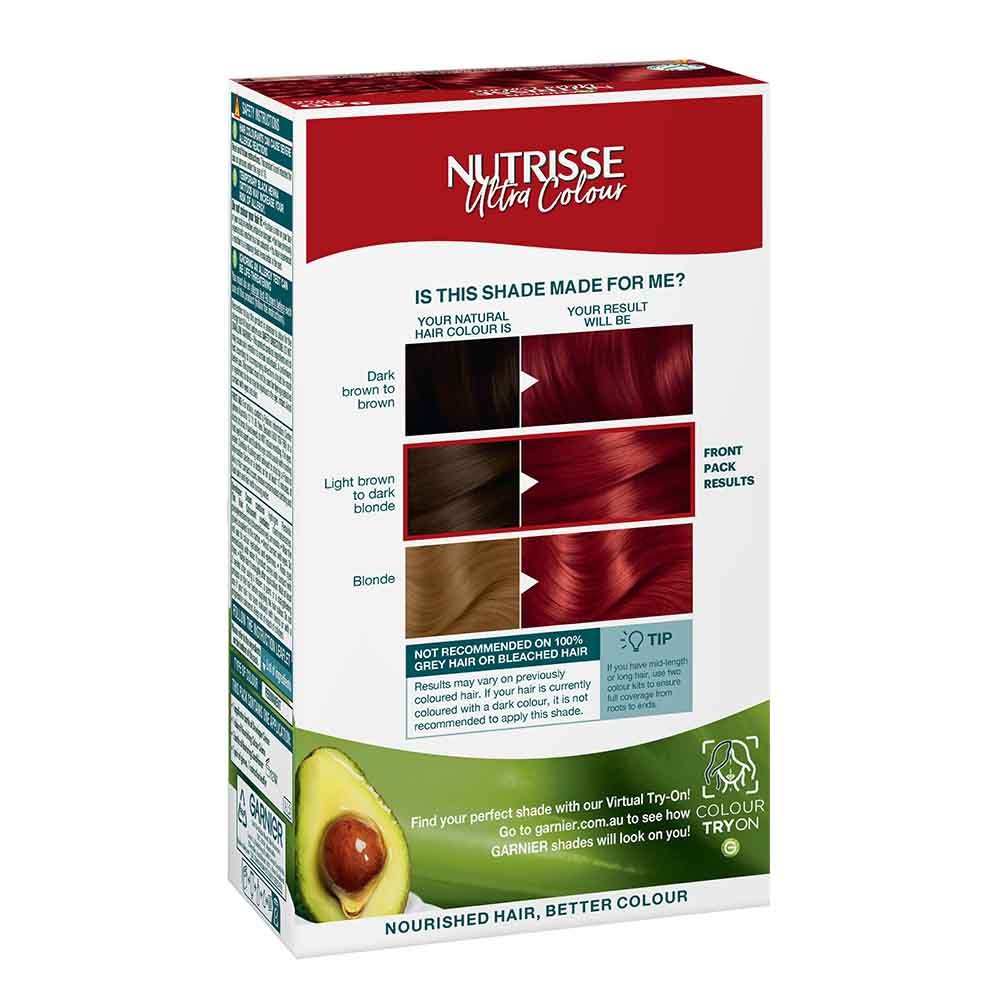 Nutrisse Permanent - 6.60 Fiery Red Hair Colour | Garnier