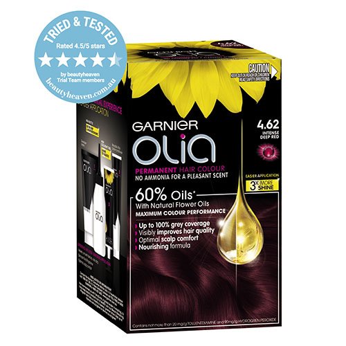Olia 4.62 Intense Deep Red Hair Colour| Garnier® Australia & NZ