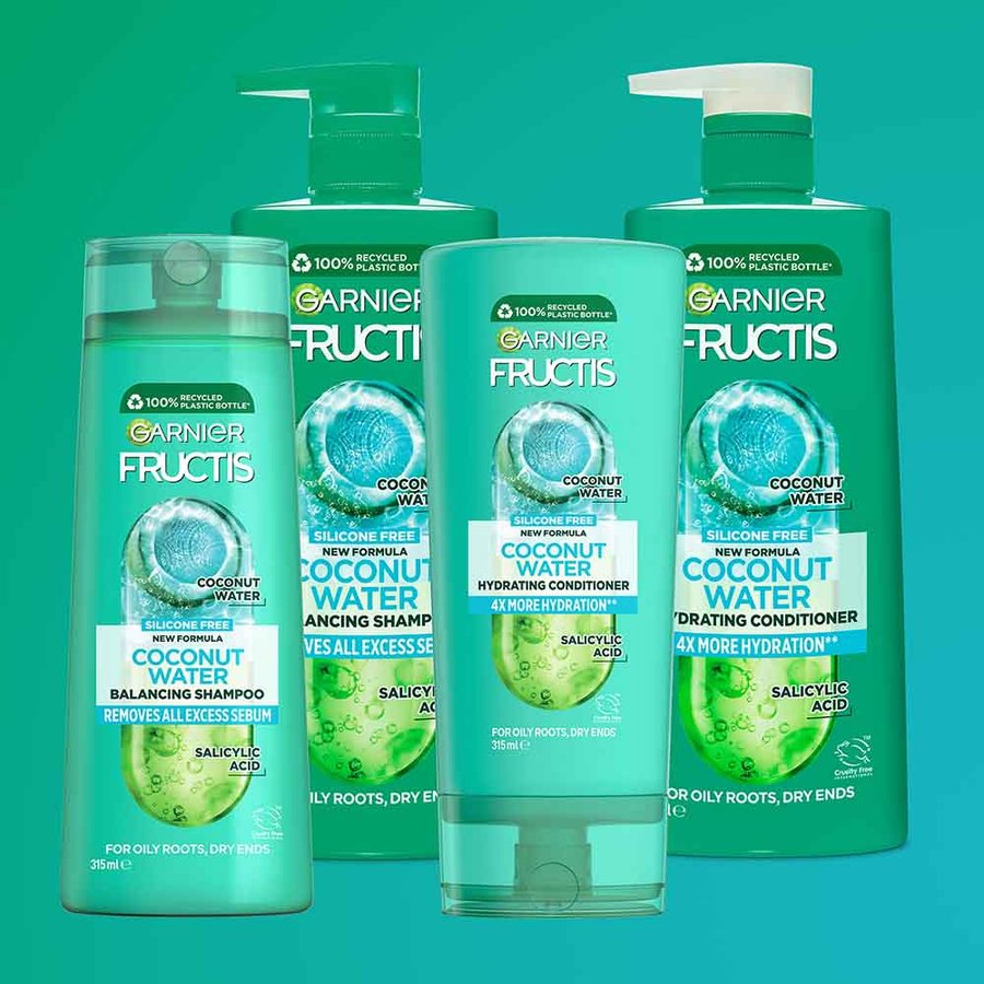 Fructis Coconut Water Shampoo For Oily Hair | Garnier Australia & NZ