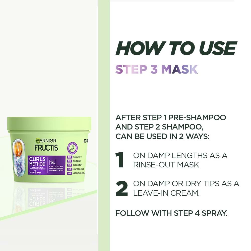 Fructis Curls Method Hair Mask for Curly Hair - Garnier Aus & NZ