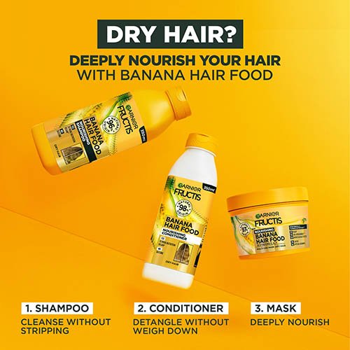 Fructis Hair Food Banana Hair Mask - Nourishing | Garnier