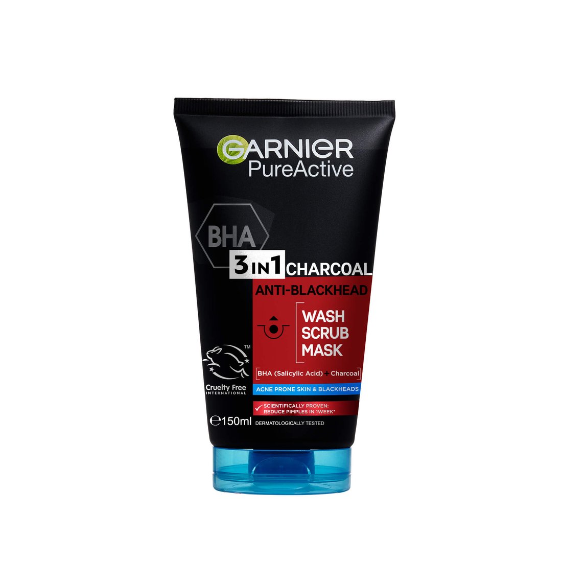3-in-1 Charcoal Face Wash - Pure Active | Garnier® Australia & NZ