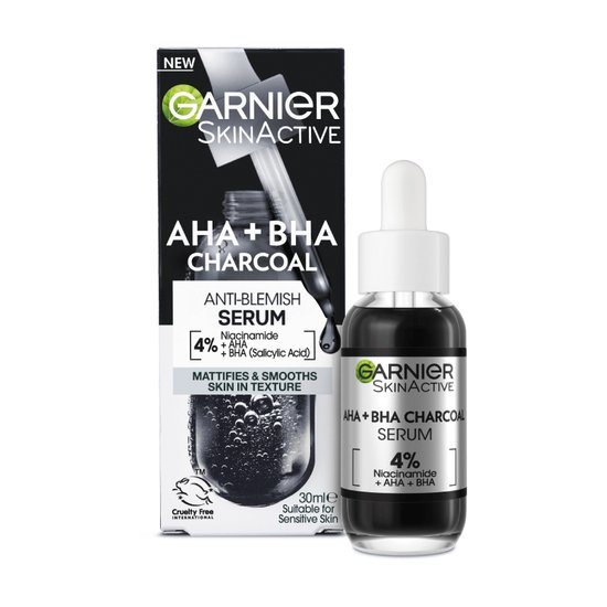 Pure Active AHA+BHA Serum - Anti Blemish | Garnier Australia & NZ